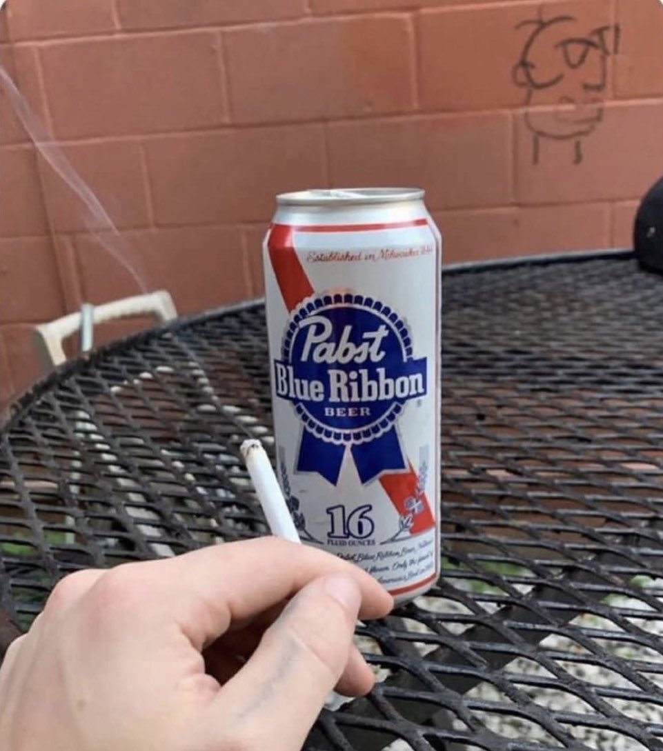 Crushed Pbr Can