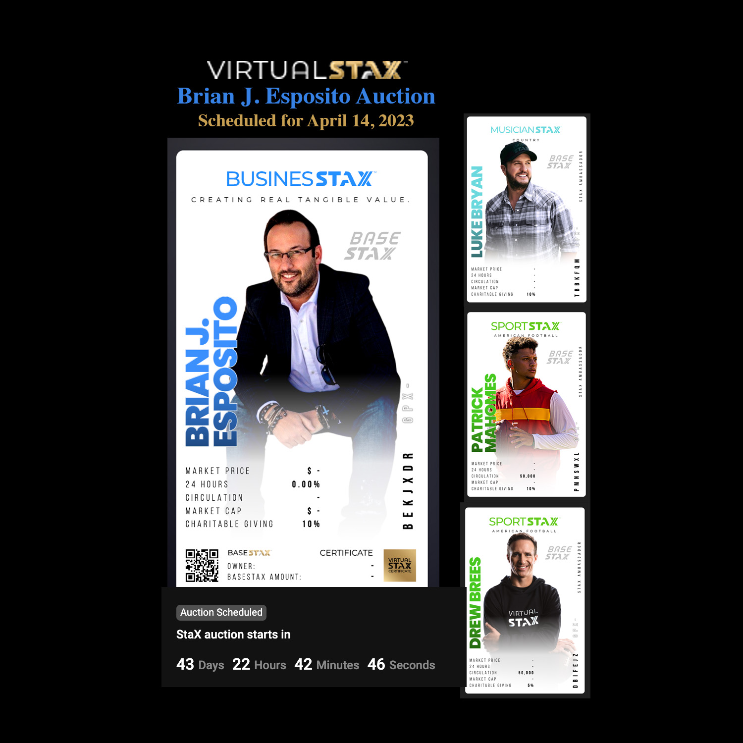 Brian J. Esposito on Twitter: "It's official! The wait is over, my @VirtualStaX #BusinessStaX ...