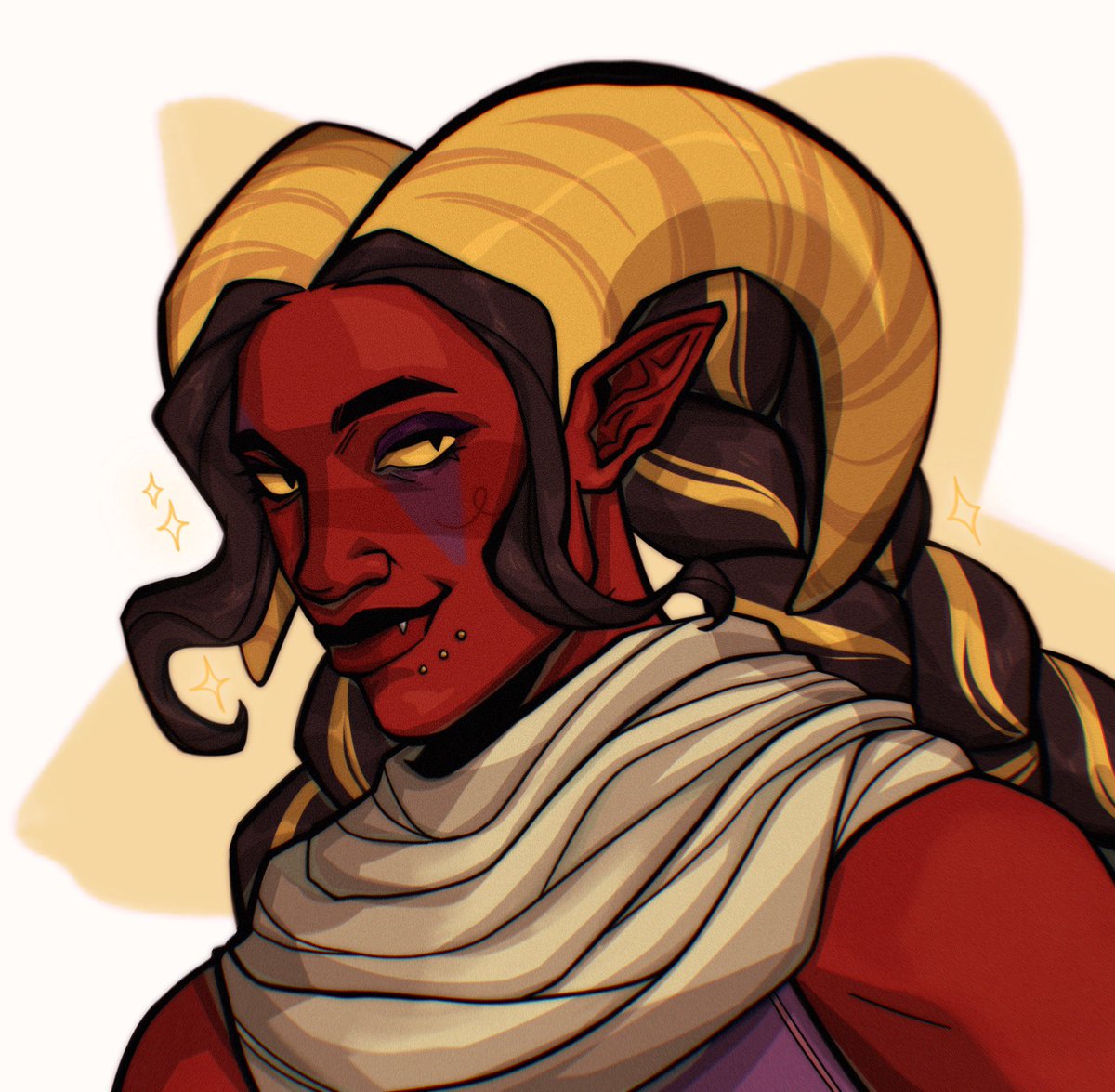 「closeup examples of bust commissions i'v」|eugene ^-^ @ comms OPENのイラスト