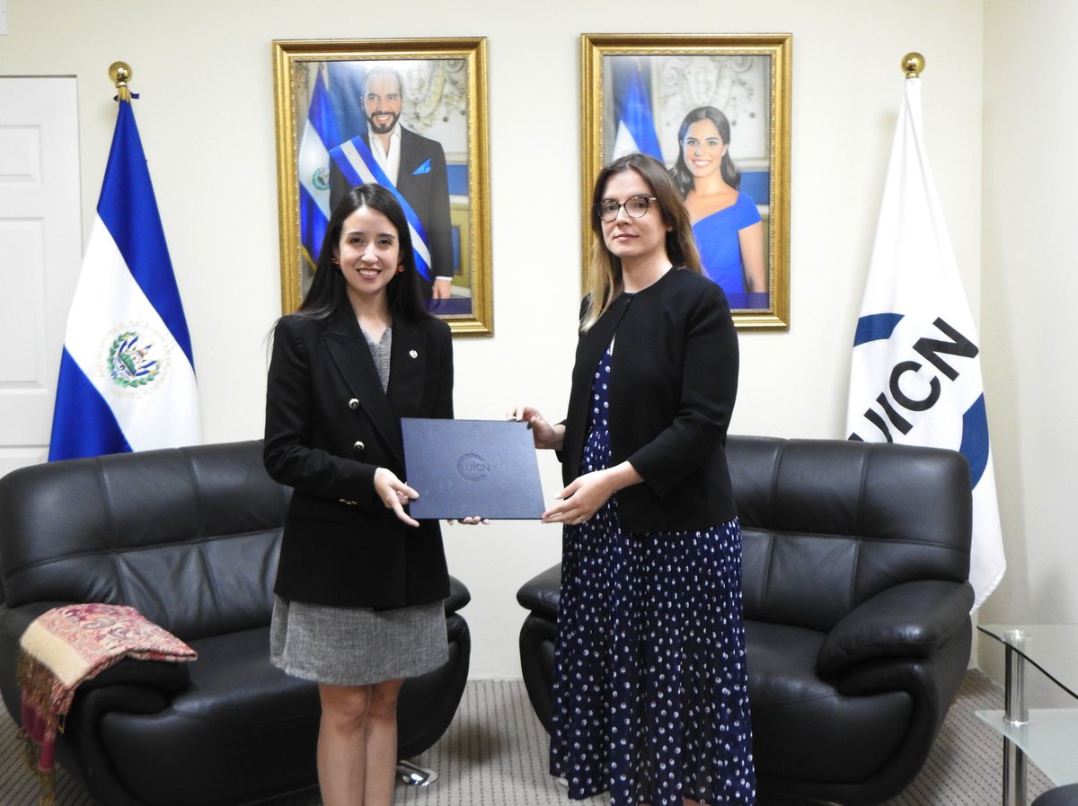 UICN ORMACC on Twitter: "🇸🇻🍃This morning the Government of El Salvador delivered the official ...