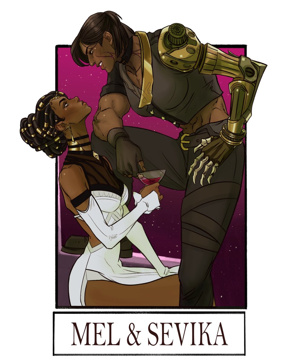 「Six: Mel & Sevika 」|💀⚔маsнё👩‍🚀☠の漫画