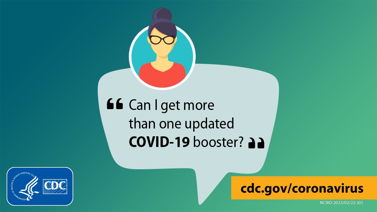 CDC on Twitter: "CDC currently recommends one updated #COVID19 booster dose for everyone aged 5 ...