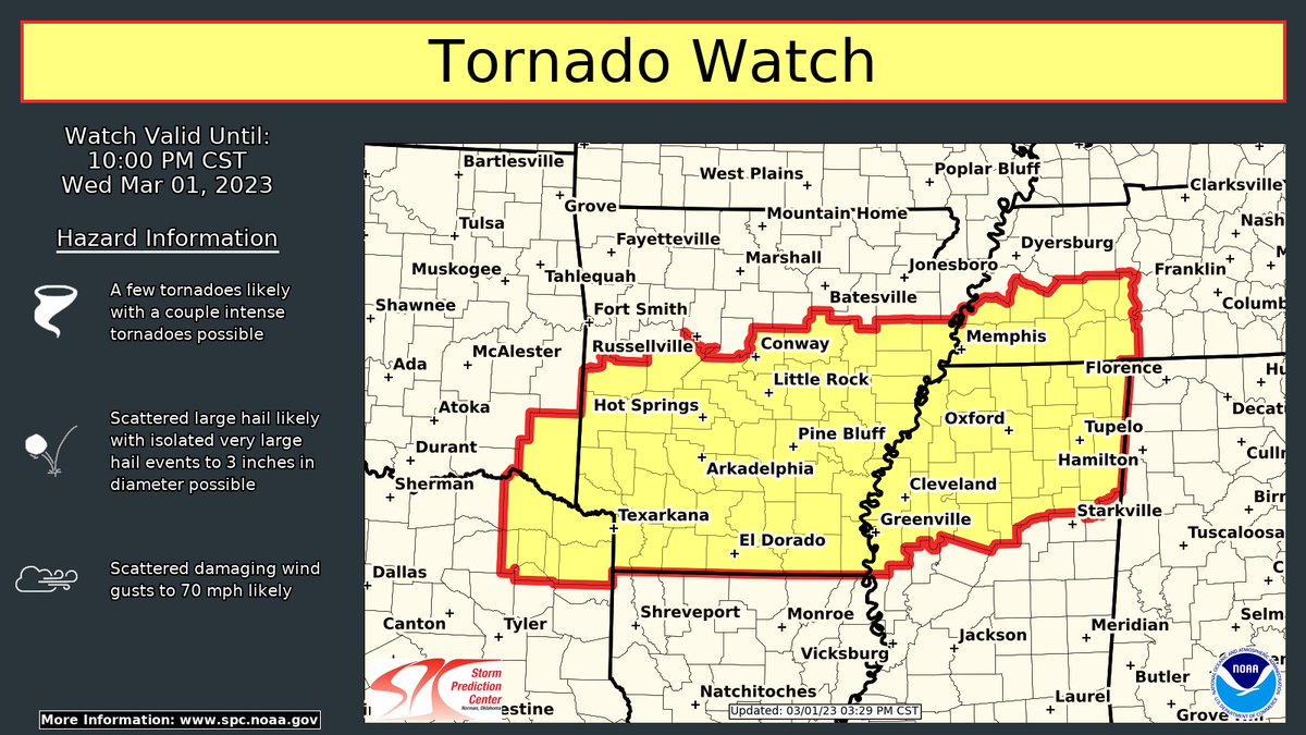 SevereStudios on Twitter: "A Tornado Watch has been issued"