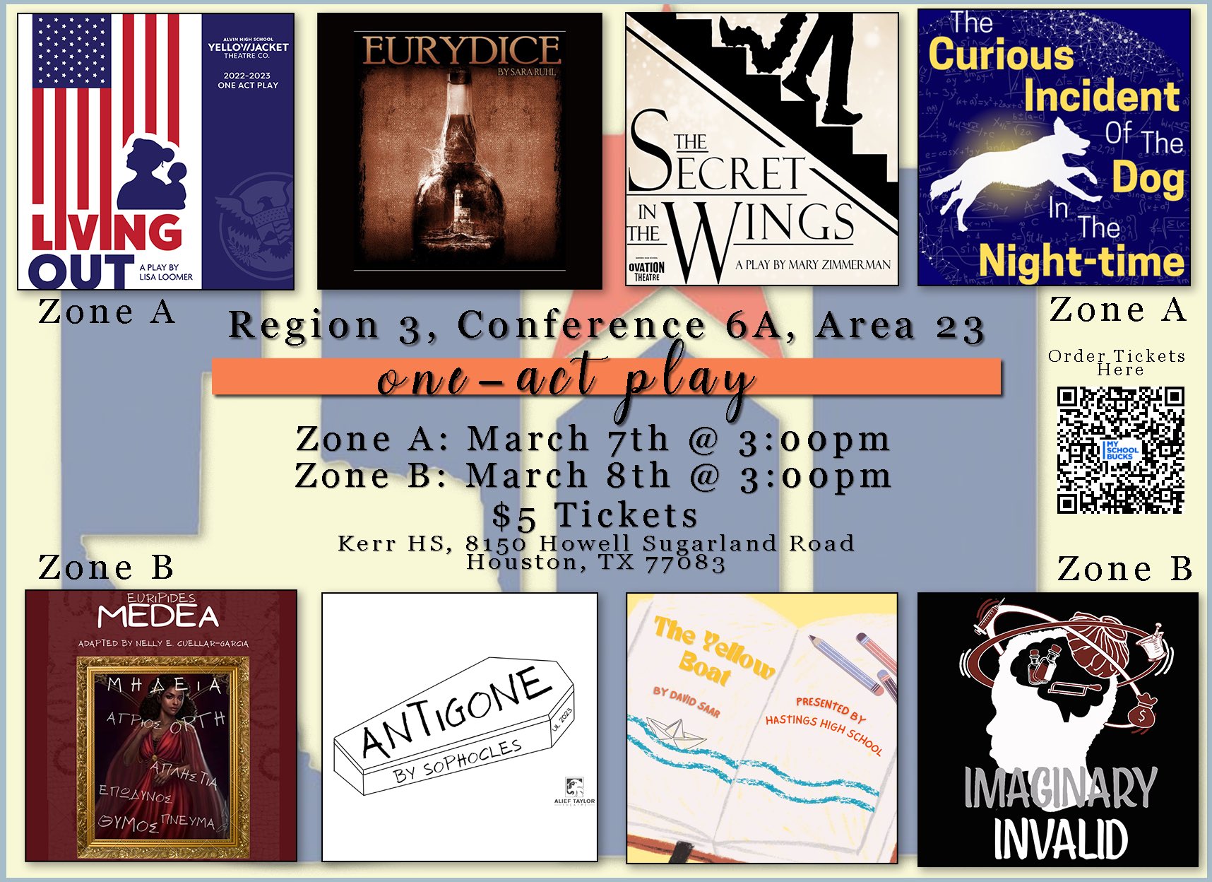 Cadre Kerr Theatre on Twitter: "UIL One Act Play is only a breath away ...