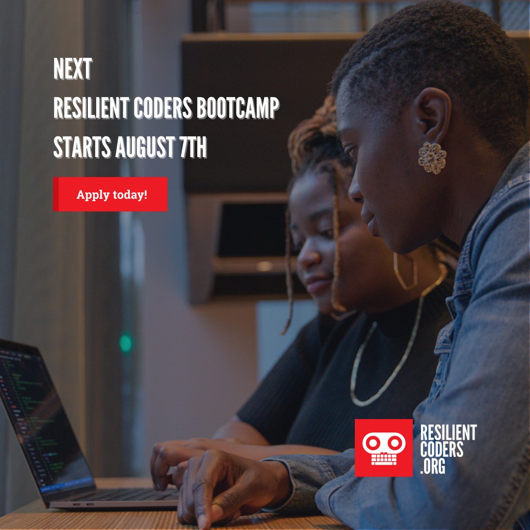 Resilient Coders on Twitter: "📢Applications are now open for our 2023B cohort starting 8/7! If ...