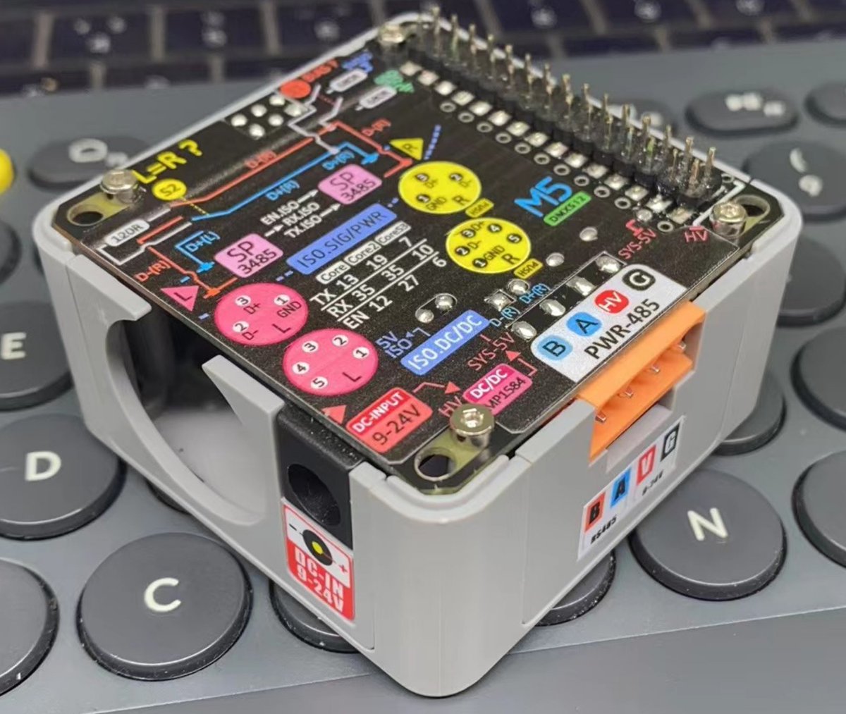 M5Stack on Twitter: "DMX sticker ing."