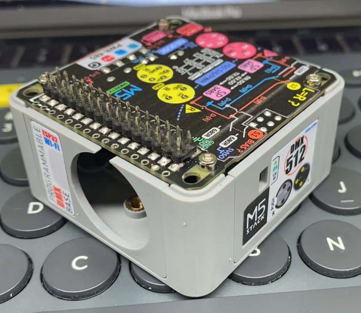 M5Stack on Twitter: "DMX sticker ing."