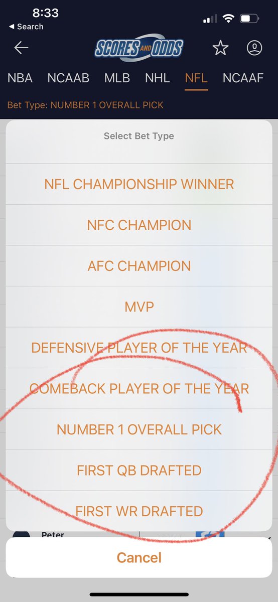 Derek Farnsworth on Twitter: "RT @dan_back: Excited to bring NFL Draft odds comparison to ...