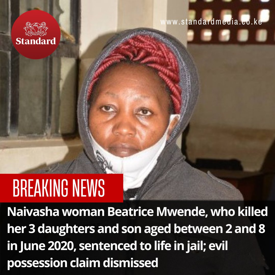 BREAKING: Naivasha woman Beatrice Mwende, who killed her 3 daughters ...