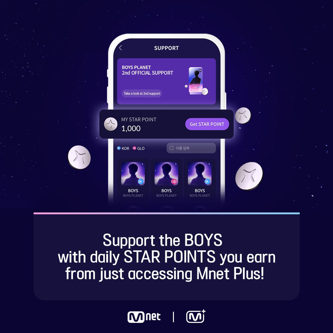 Gajchi🖤 on Twitter: "RT @mnetplus: [#MnetPlus] #BOYSPLANET 2ND OFFICIAL SUPPORT GUIDE Let’s make ...