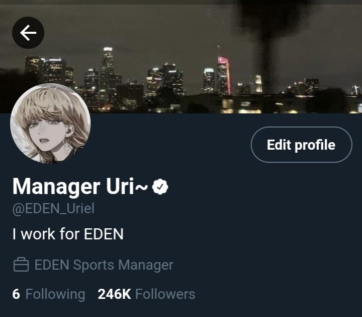 Uriel ( main/side ) - Manager of EDEN Sports Team - CEO of Joongdok ...