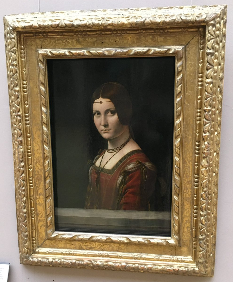 La belle ferronnière (1497) de Leonardo da Vinci (1452-1519) #EnVrai au ...