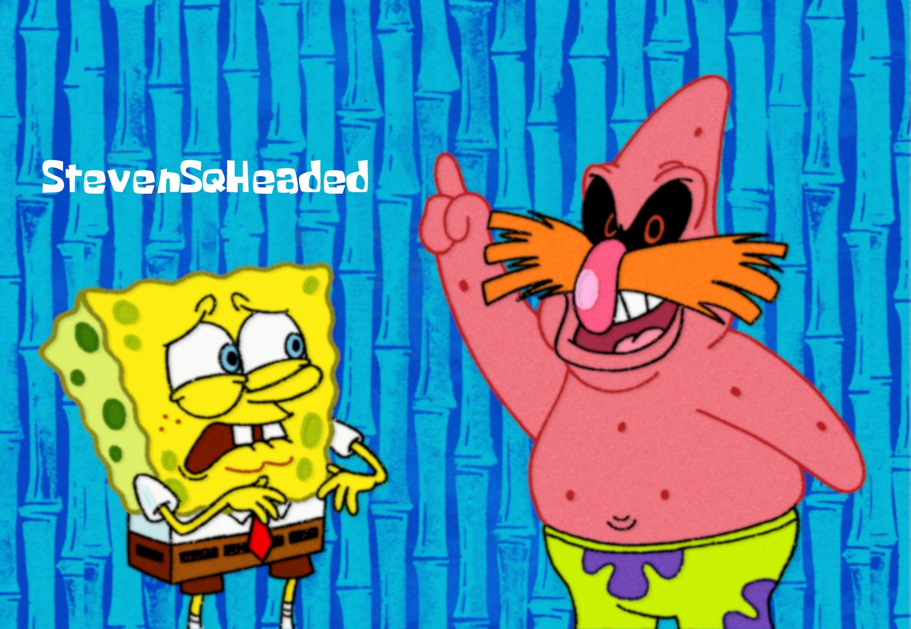 Patrick Funny Face Spongebob