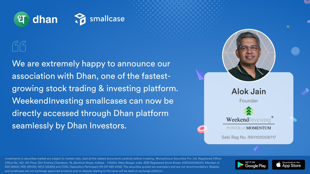 Dhan - Lightning Fast ⚡️ on Twitter: ""We are extremely happy to announce our association with ...