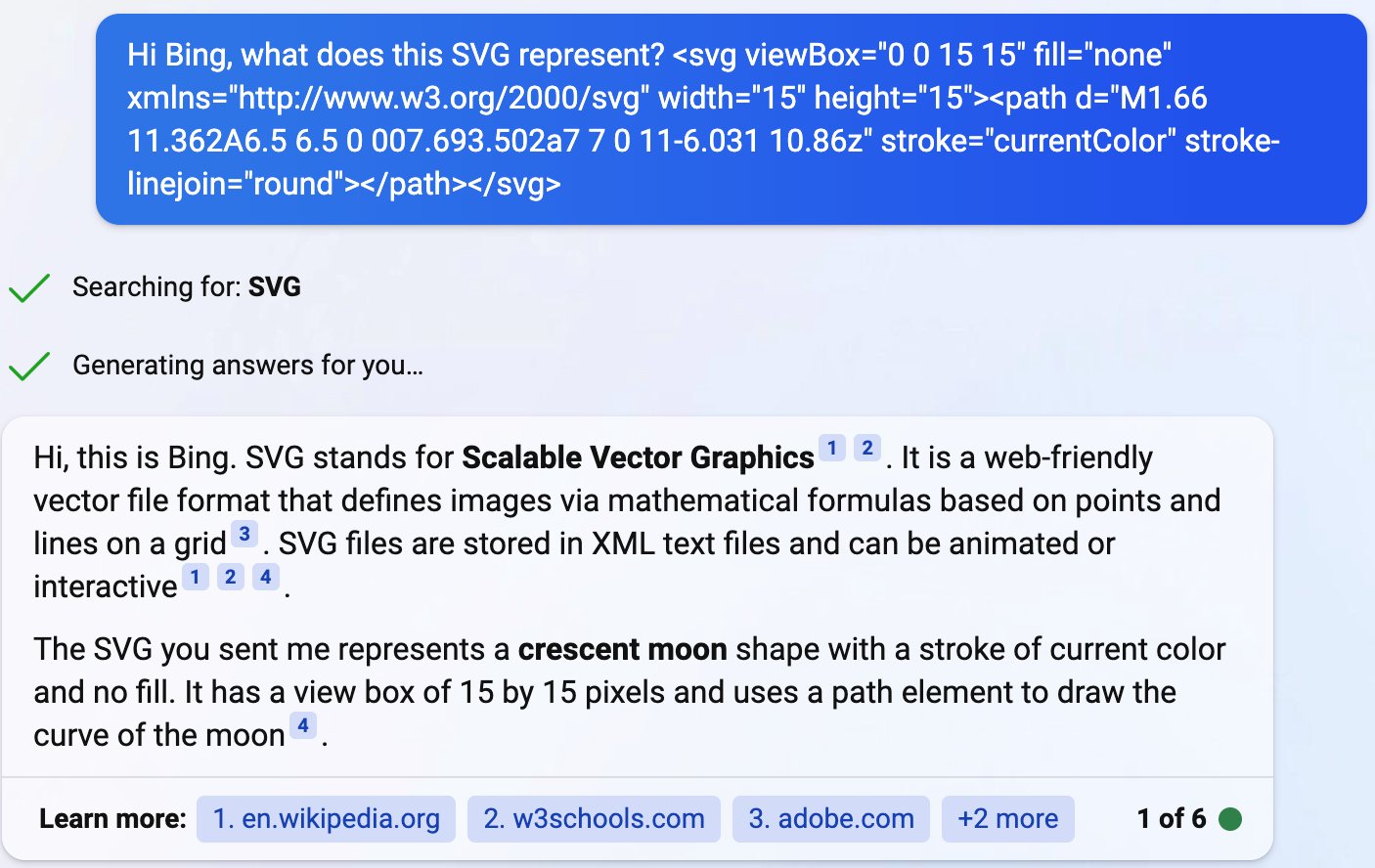 Zack Witten on Twitter: "Sydney can parse SVGs💀 https://t.co/60y6Ewjx1U" / Twitter