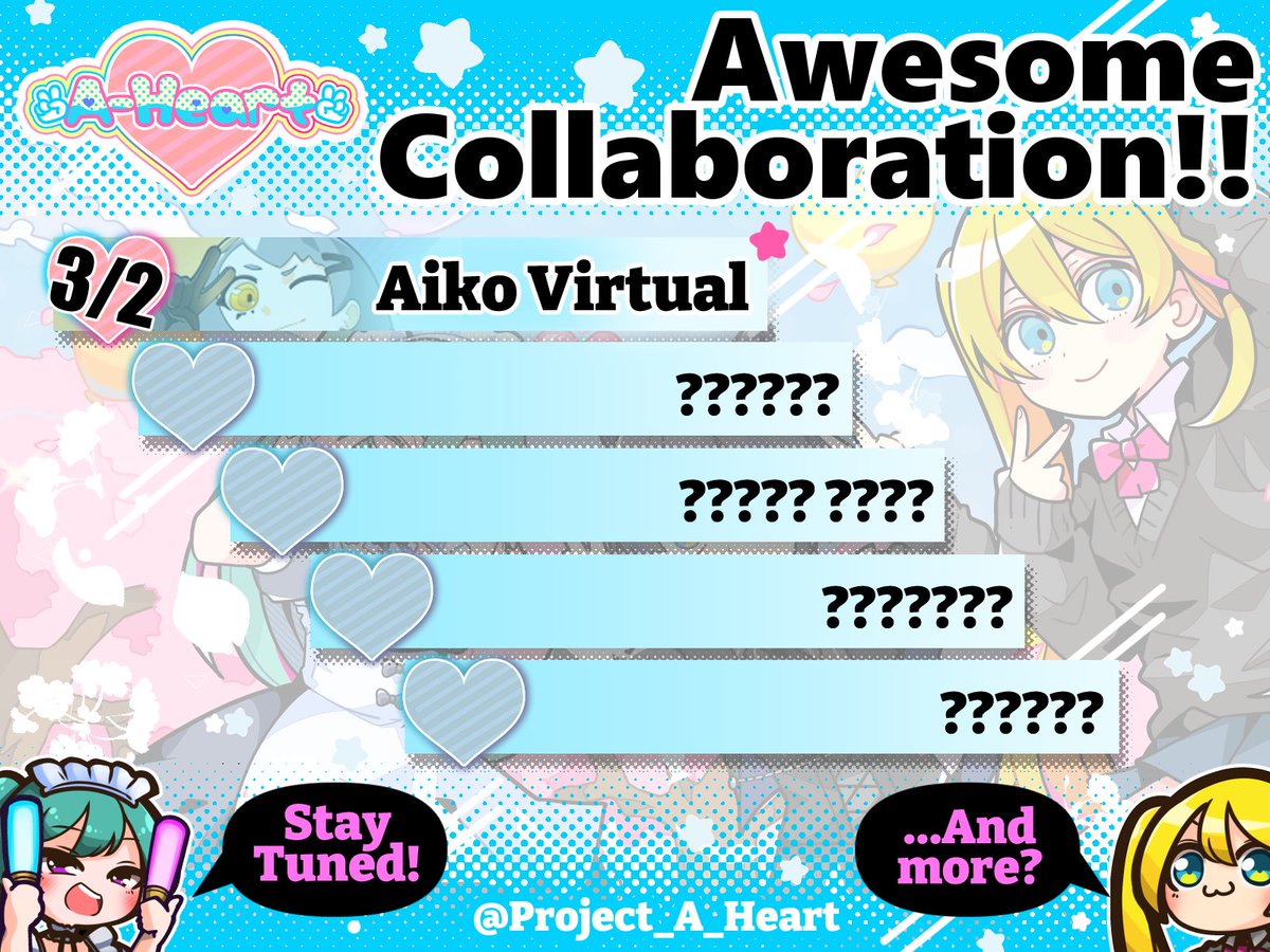 Aotakana(2) on Twitter: "RT @Project_A_Heart: Starting with Aiko Virtual, collaborations with ...