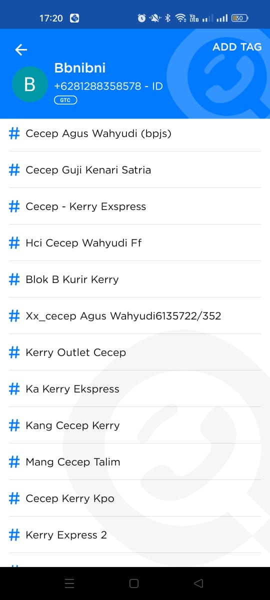 Ust. Oom® on Twitter: "Gw dan temen² udah coba lacak sana sini nomor yg d pake buat chat dan ...