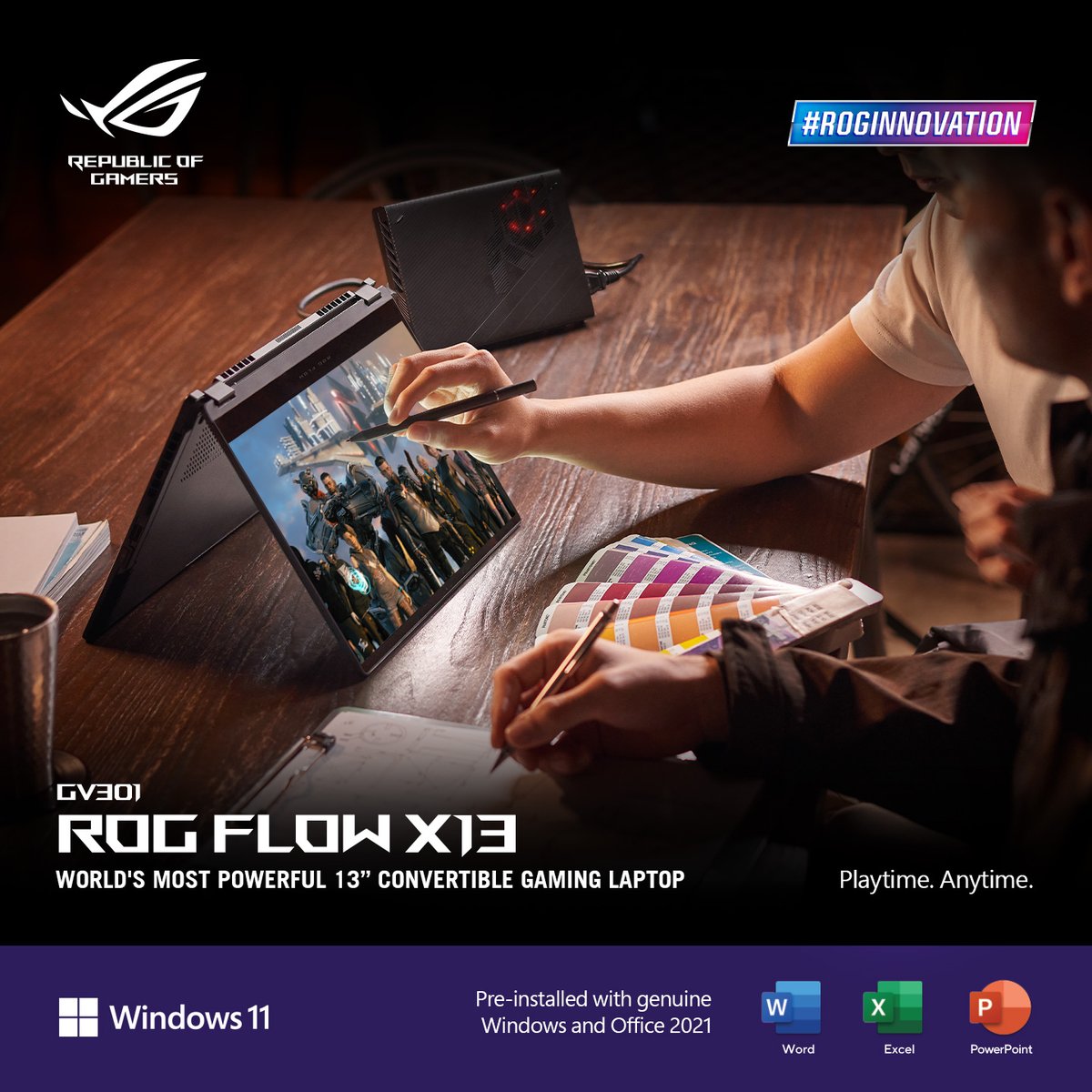 ROG Indonesia on Twitter: "ROG Flow X13 ini bisa kamu bawa ke mana aja dan pakai di mana aja ...