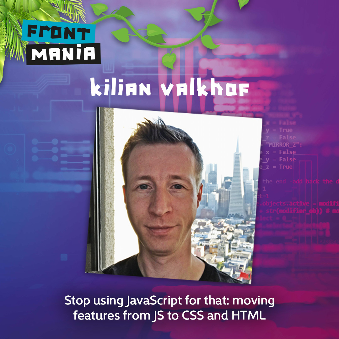 FrontMania on Twitter: "Kilian Valkhof walks through common JS features that now have CSS and ...