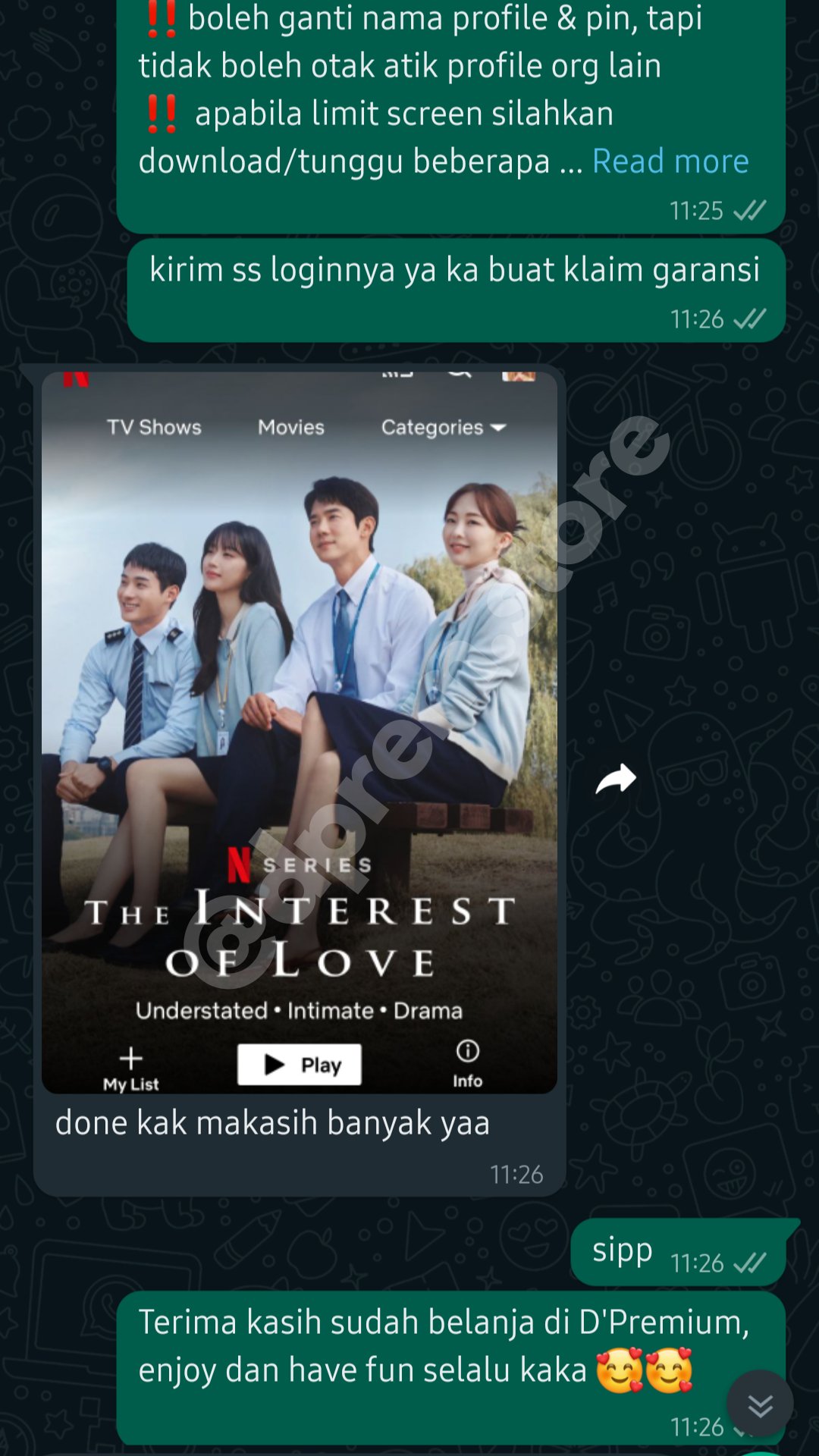netflix, vidio, wetv, premium apps, racun shopee (@dprem_store) / Twitter