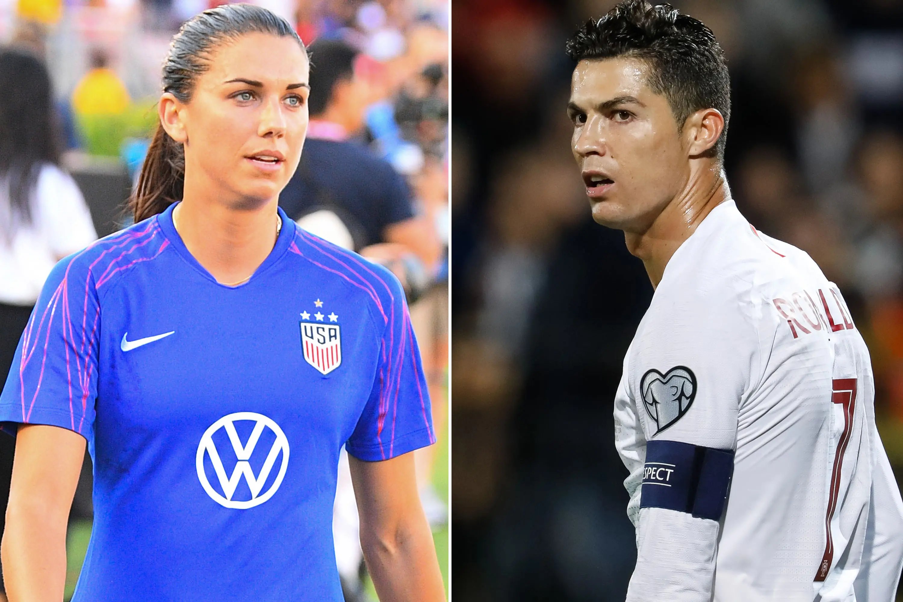 Alex Morgan And Cristiano Ronaldo Alex Morgan And Cristiano Ronaldo