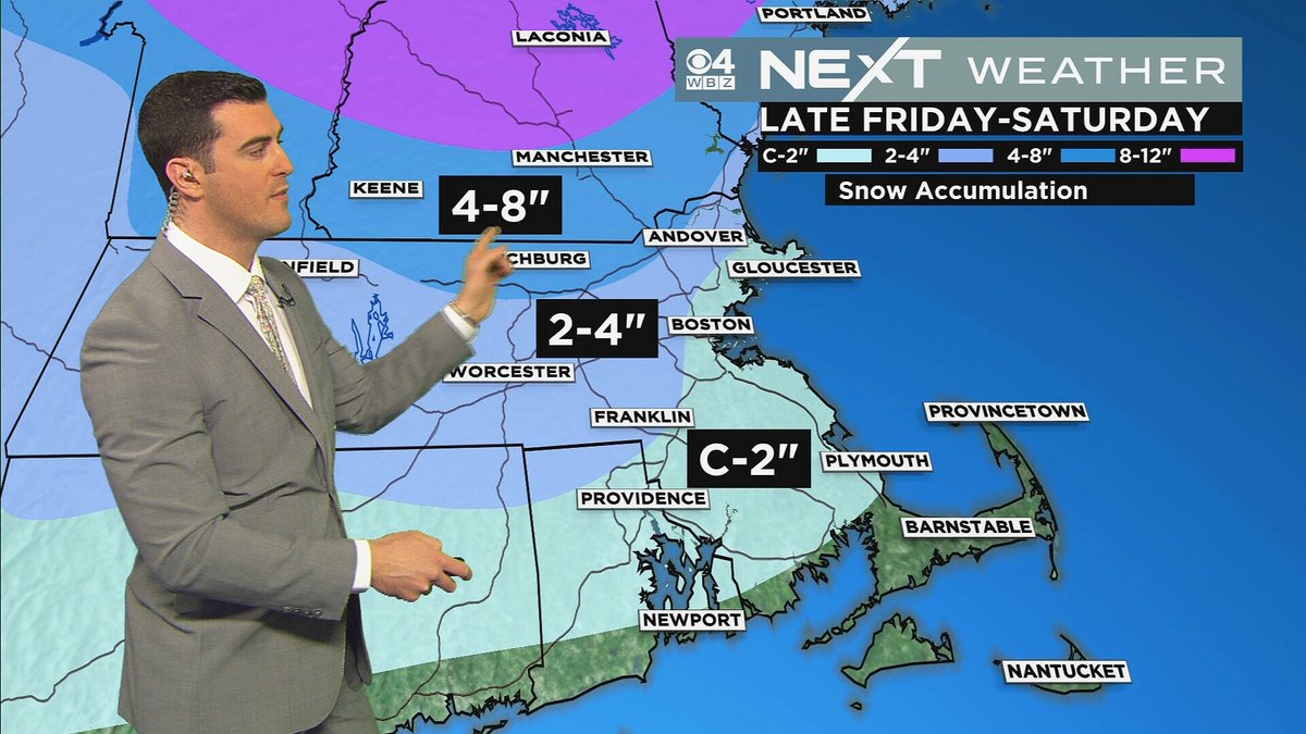 Wbz Cbs Boston News On Twitter A Wet Start This Morning And Snow