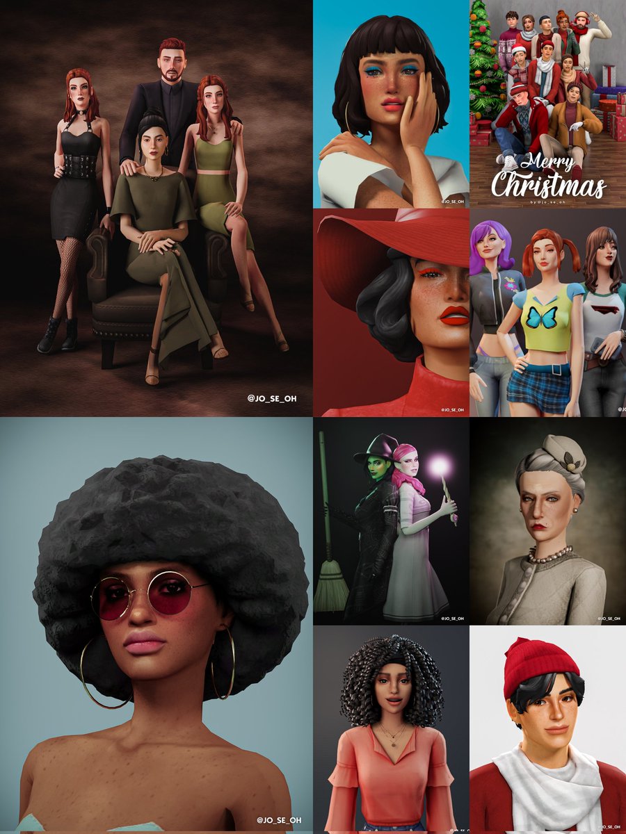 josh (rendering commissions open) on Twitter: "sims render samples:"