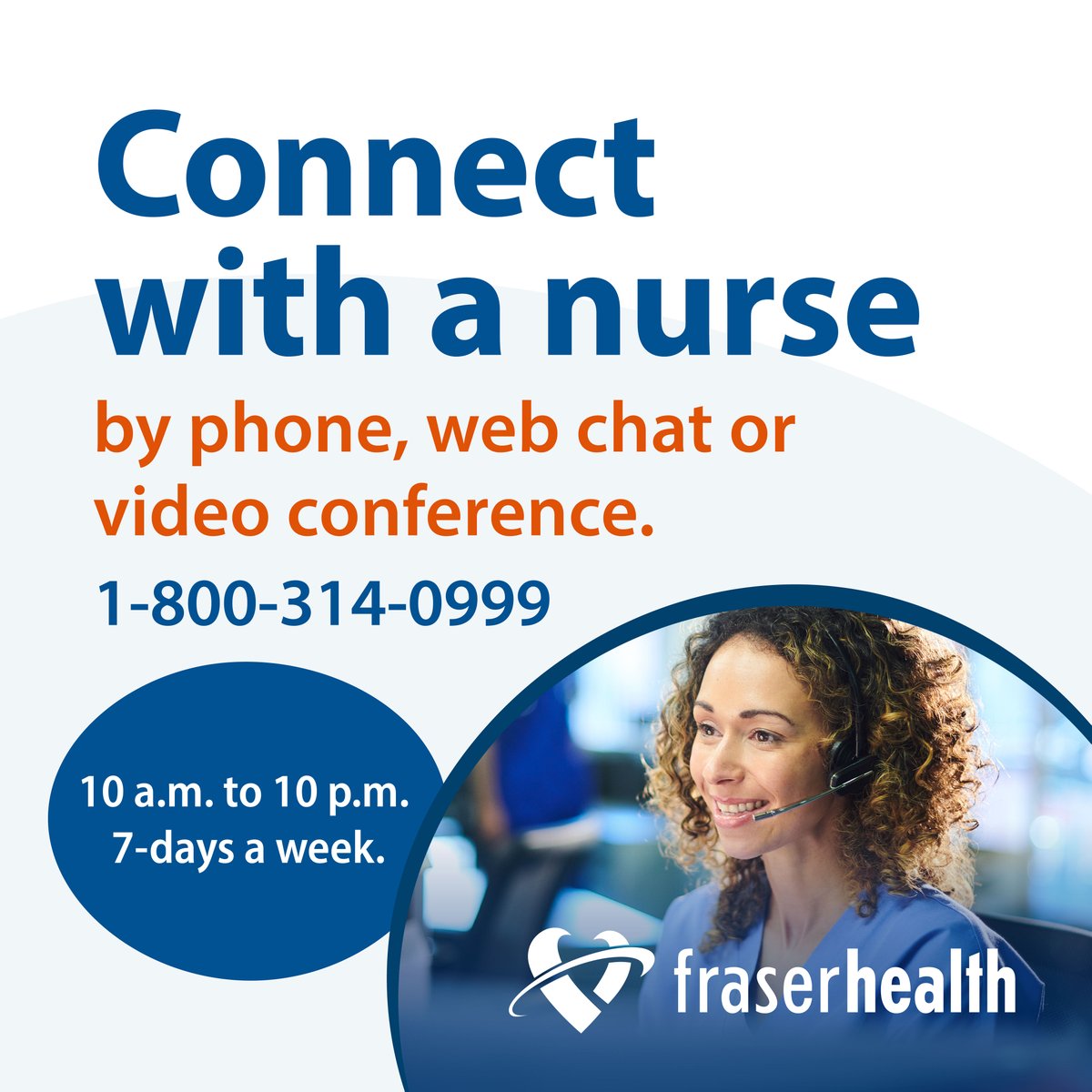 Fraser Health on Twitter: "Do you have a health concern? Chat with a registered nurse to access ...