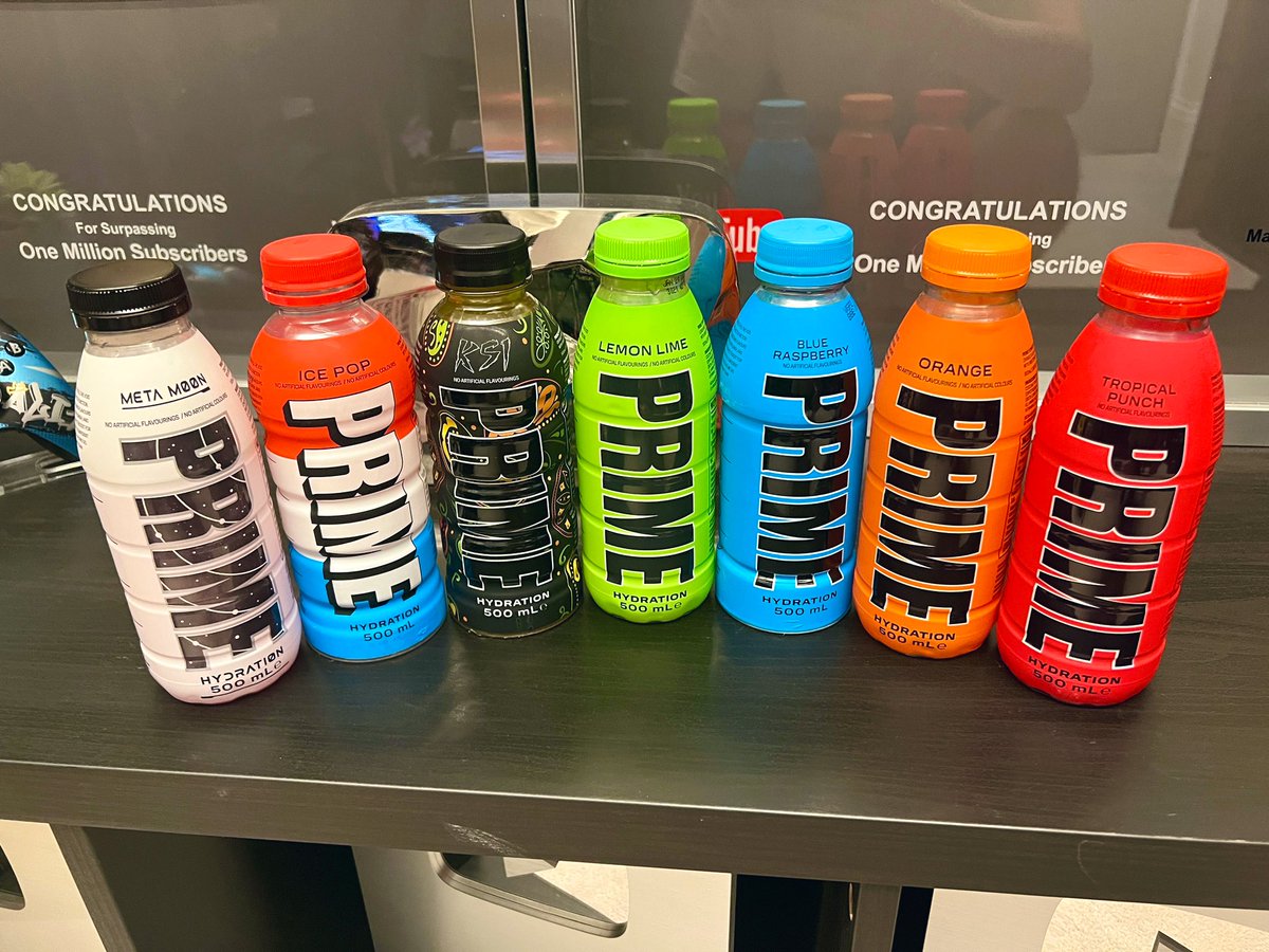 Shout-out @KSI for the Prime hook up! 🙏🏻💙 Ali-A @omgitsalia