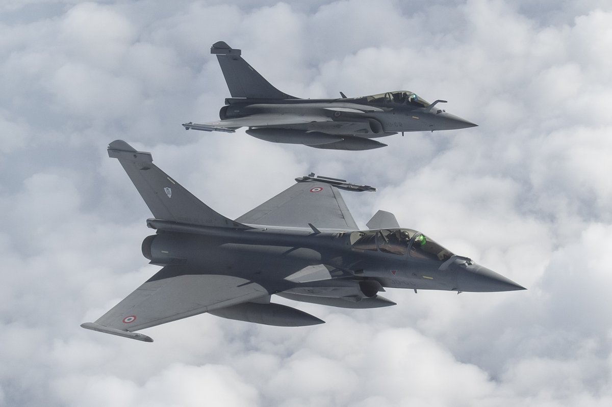 Le @French_CSG prend part à l'exercice #ORION23 ! Des Rafales Marine et ...