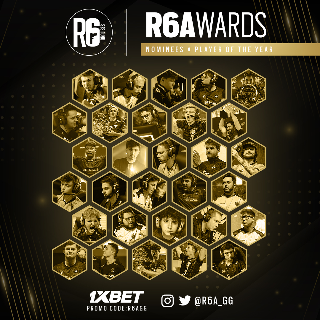 R6AGG 1XBET on Twitter: "R6A AWARDS • NOMINEES Player of the Year #R6Awards https://t.co ...