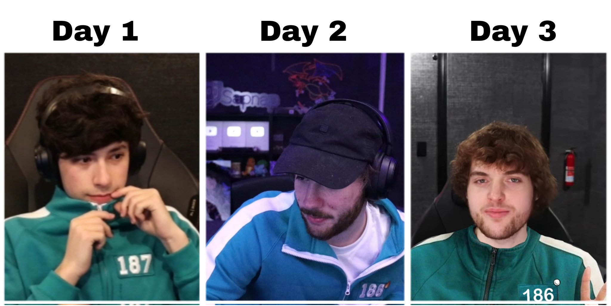 Tappy ඞ ¹⁸⁷ On Twitter So On Day One George Wore The Squid Game