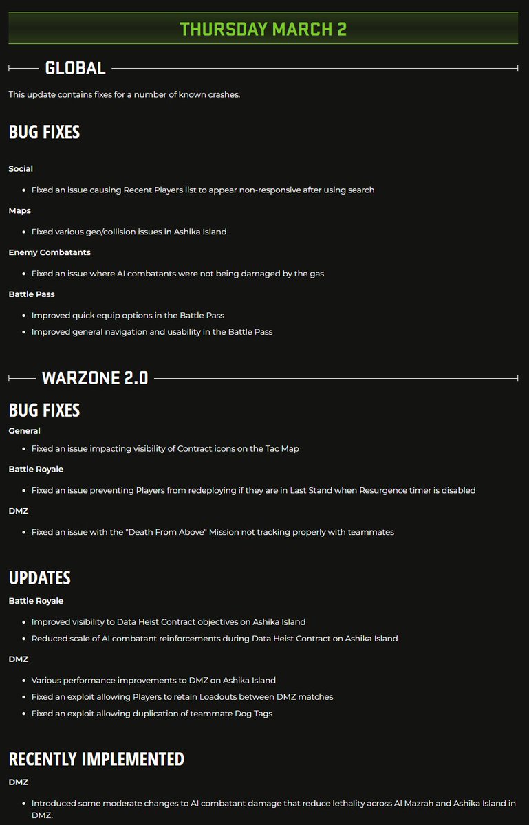 PatchBot for COD: Modern Warfare 2 / Warzone 2