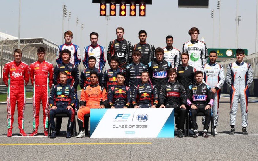Diego Mejia on Twitter: "La parrilla de la @Formula2 2023. 6 pilotos de Red Bull, más de una ...