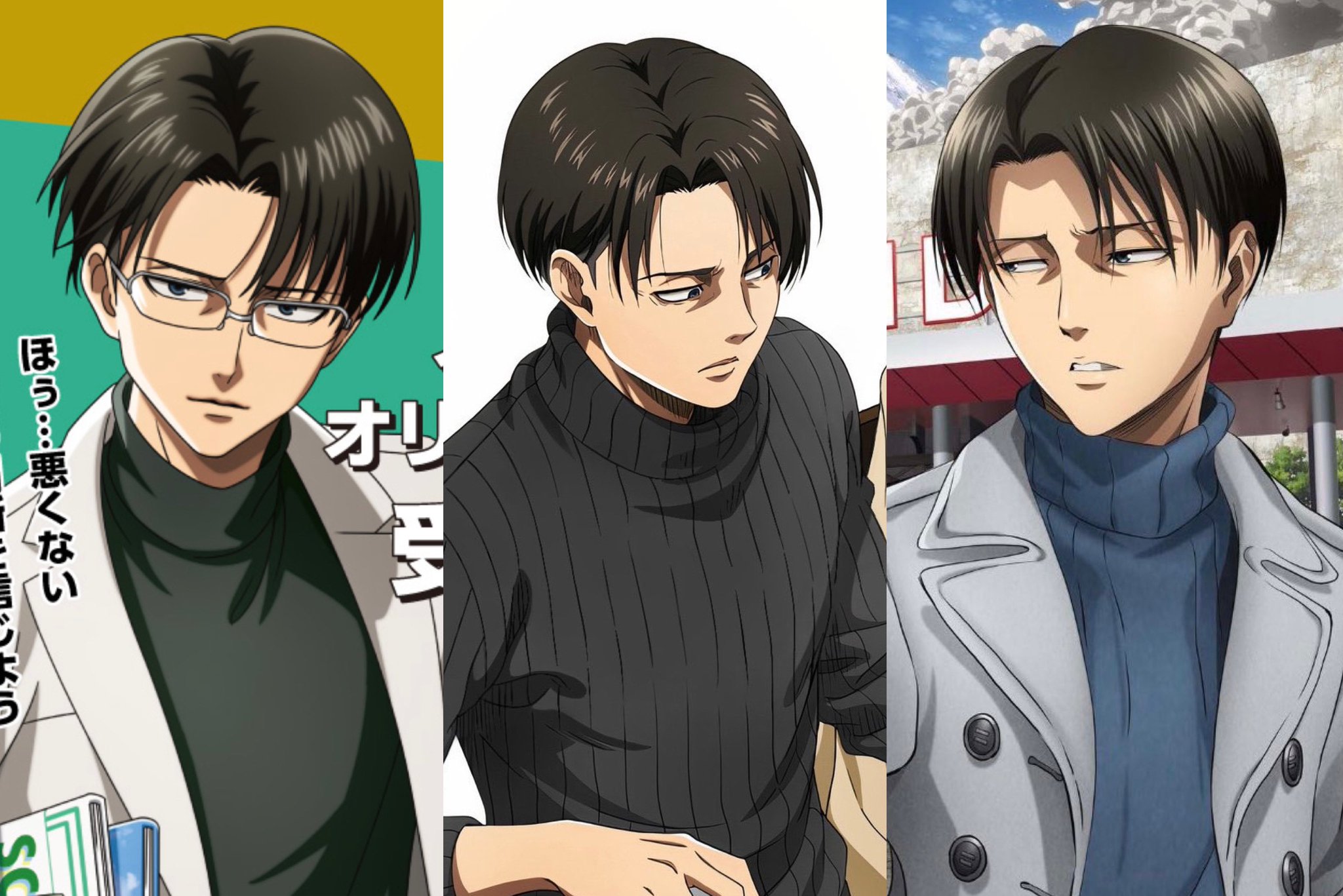 levi content • AOT SPOILERS on Twitter: "levi ackerman wearing a turtleneck sweater is my ...