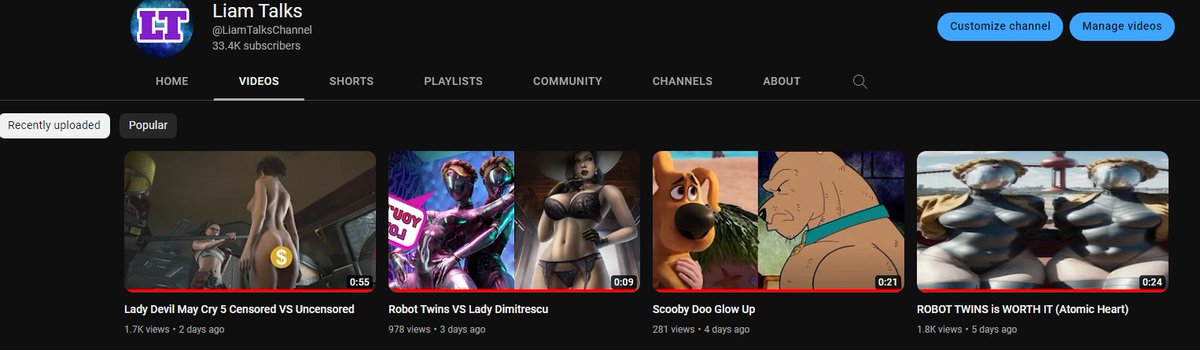 Liam Talks on Twitter: "If they would have just moved the text under videos more to the right it ...