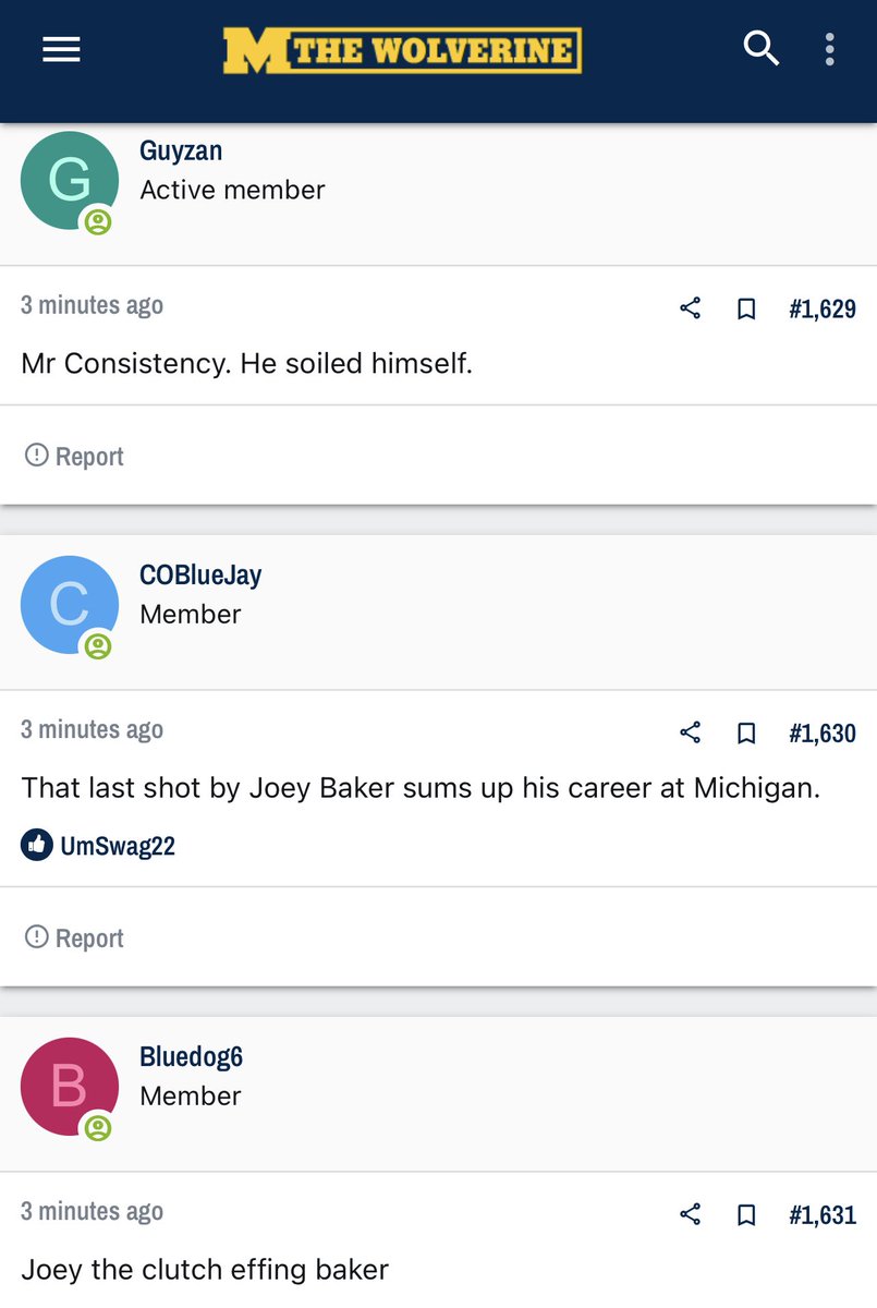 Message Board Geniuses on Twitter: "Joey Baker missed a three pointer at the end of double ...