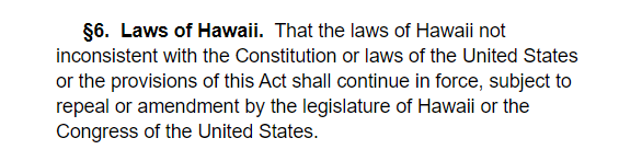 Learned some interesting history on how Hawaii's admission into the ...