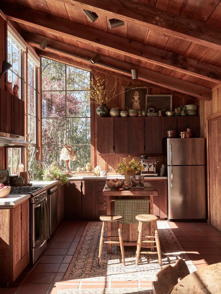Real Kitchens are Rustic.There are no blinding fluorescents. They’re ...
