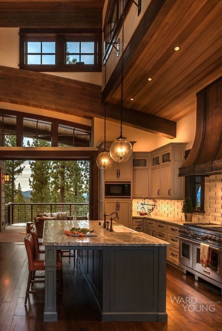 Real Kitchens are Rustic.There are no blinding fluorescents. They’re ...