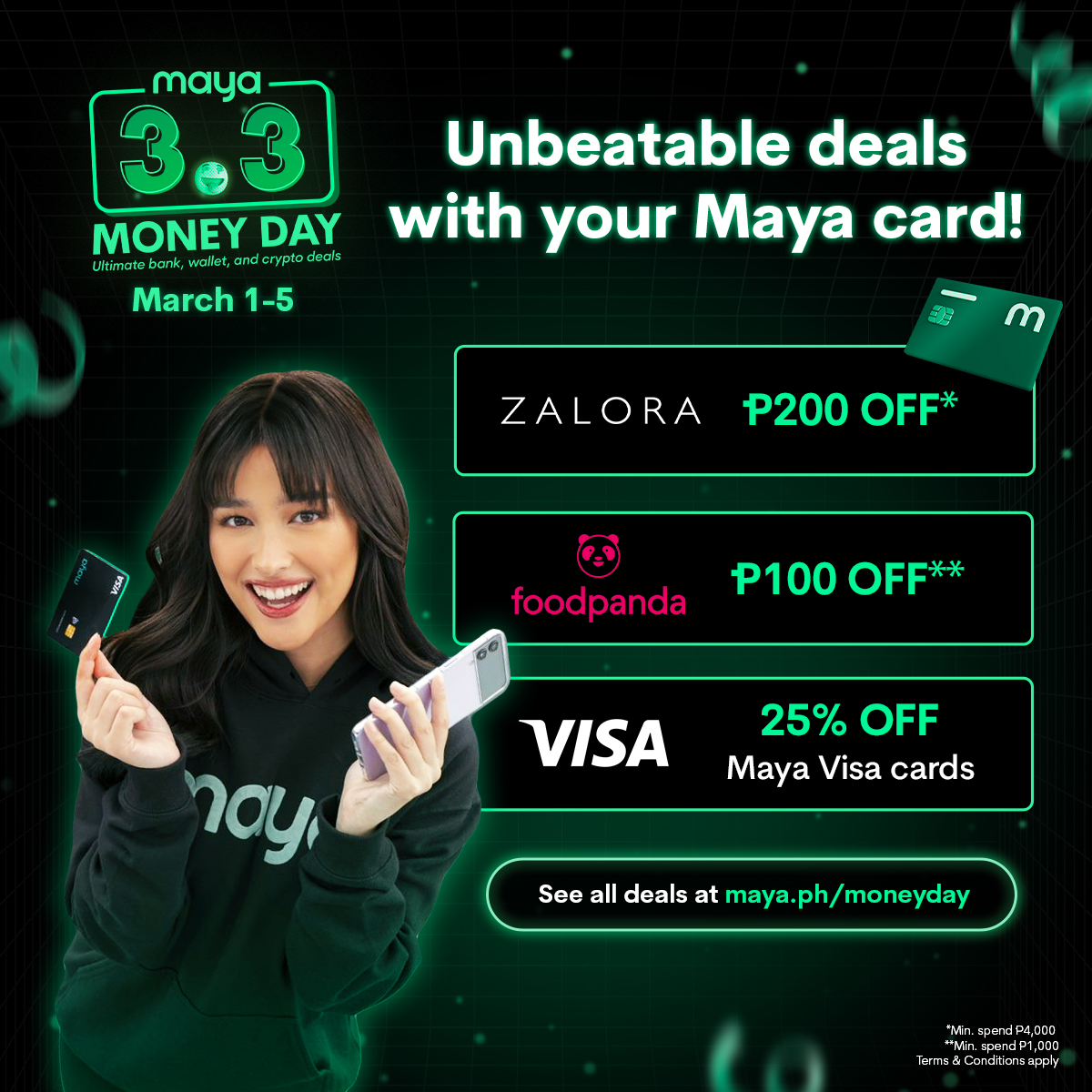 Maya on Twitter: "Shop using your Maya card and enjoy P200 OFF Zalora and more great deals! Join ...