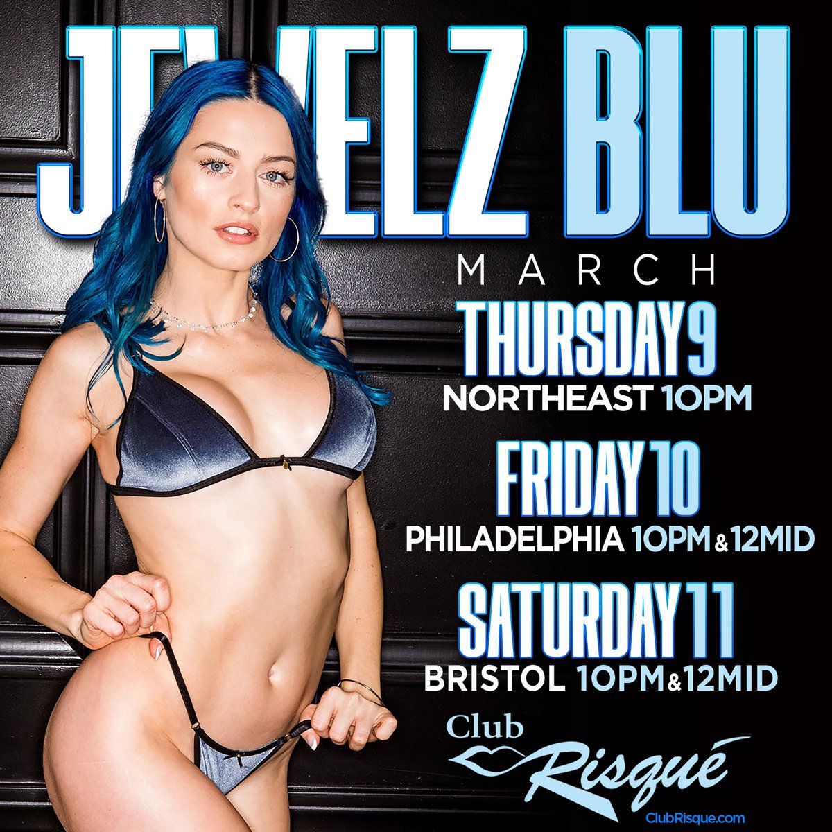Club Risque on Twitter: "JEWELZ BLU @jewelz_blu makes her Club Risque debut MARCH 9th - 11th ...