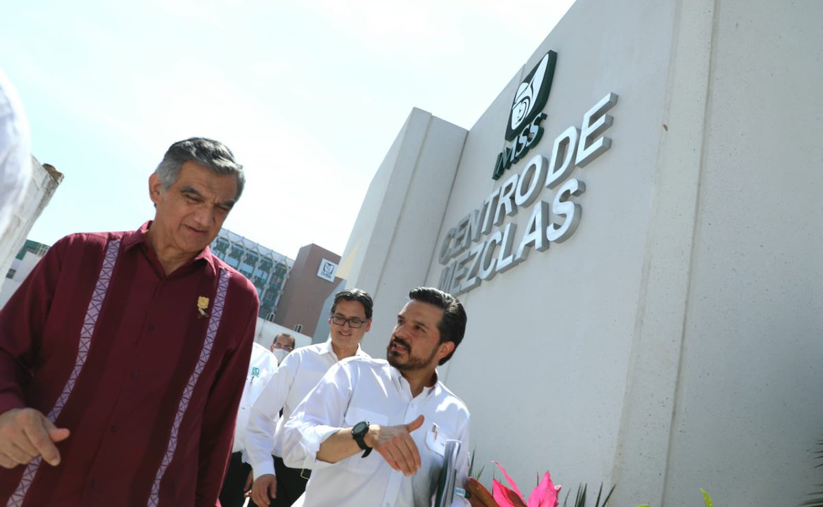 IMSS on Twitter: "RT @zoerobledo: En gira por #Tamaulipas, visitamos la construcción del ...