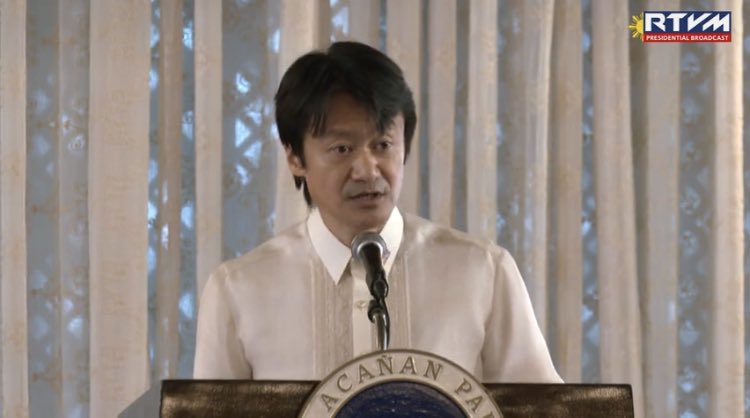 Inquirer on Twitter: "@NCorralesINQ In his message, Nihei Daisuke, Minister for Economic Affiars ...