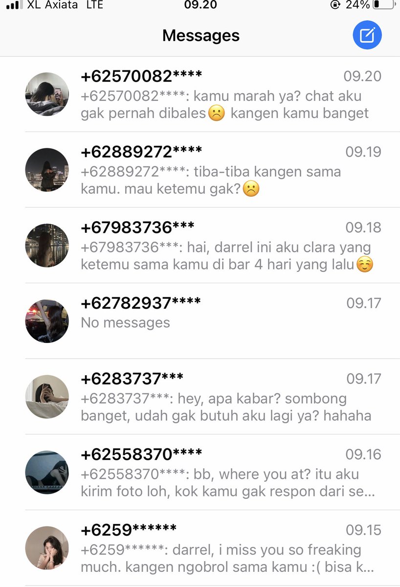 cin on Twitter: "20. foto ketiga adalah bukti tidak valid darrel yang bilang imessnya sepi (maff ...