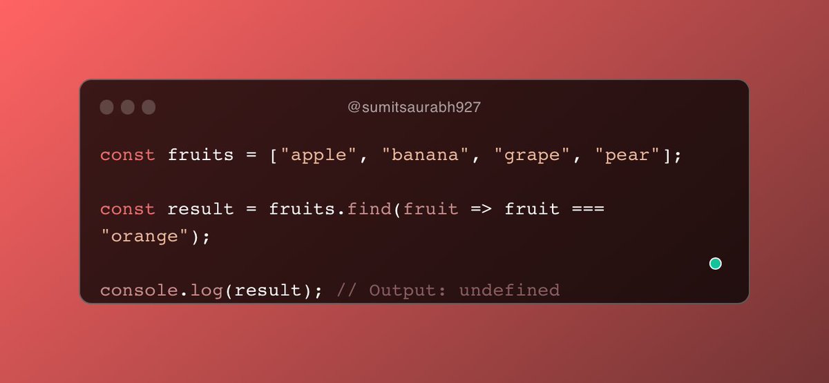 Javascript Explained Indexof And Findindexof Methods In Arrays Thread From Sumit Javascript