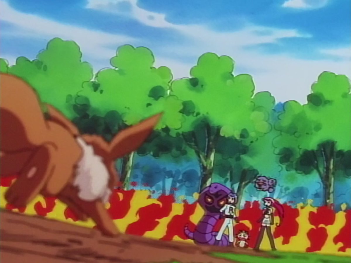 Every Pokemon Frame In Order on Twitter: "Pokémon Season 1 Episode 40 - The Battling Eevee ...