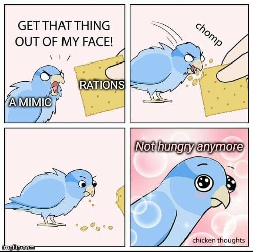 Dnd Memes On Twitter Dm The Door Is A Hungry Mimic Player I