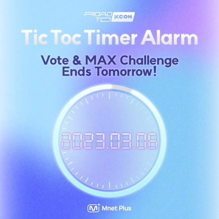 Mnet Plus 엠넷플러스 on Twitter: "[#ROAD_TO_KCON] TIC TOC Timer Alarm ⏳⏰ ...