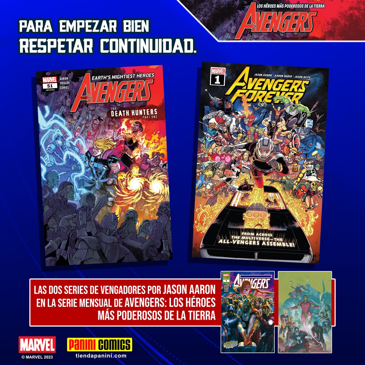 Panini Cómics México on Twitter: "¡Los héroes más poderos de la Tierra continuan justo donde ...